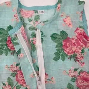 Mud Pie | Pajamas | New Mud Pie Sleep Sack Garden Party Blue Floral ...